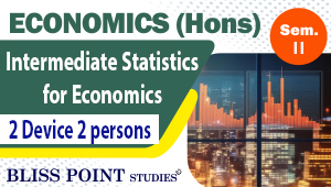 ECONOMICS HONOURS – BLISS POINT STUDIES